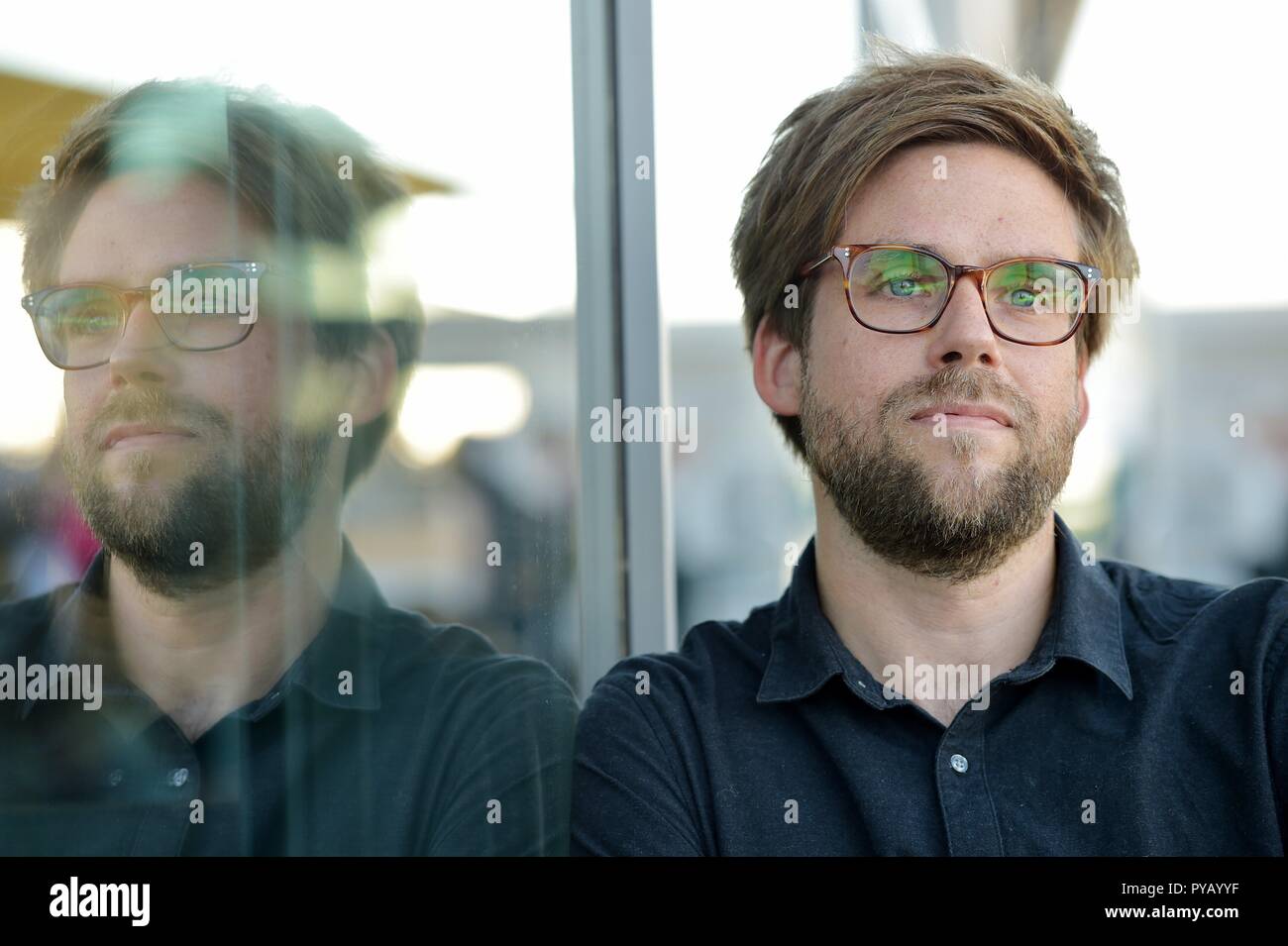 Thomas Hartmann in October 2018 at the Frankfurt Book Fair. | usage ...