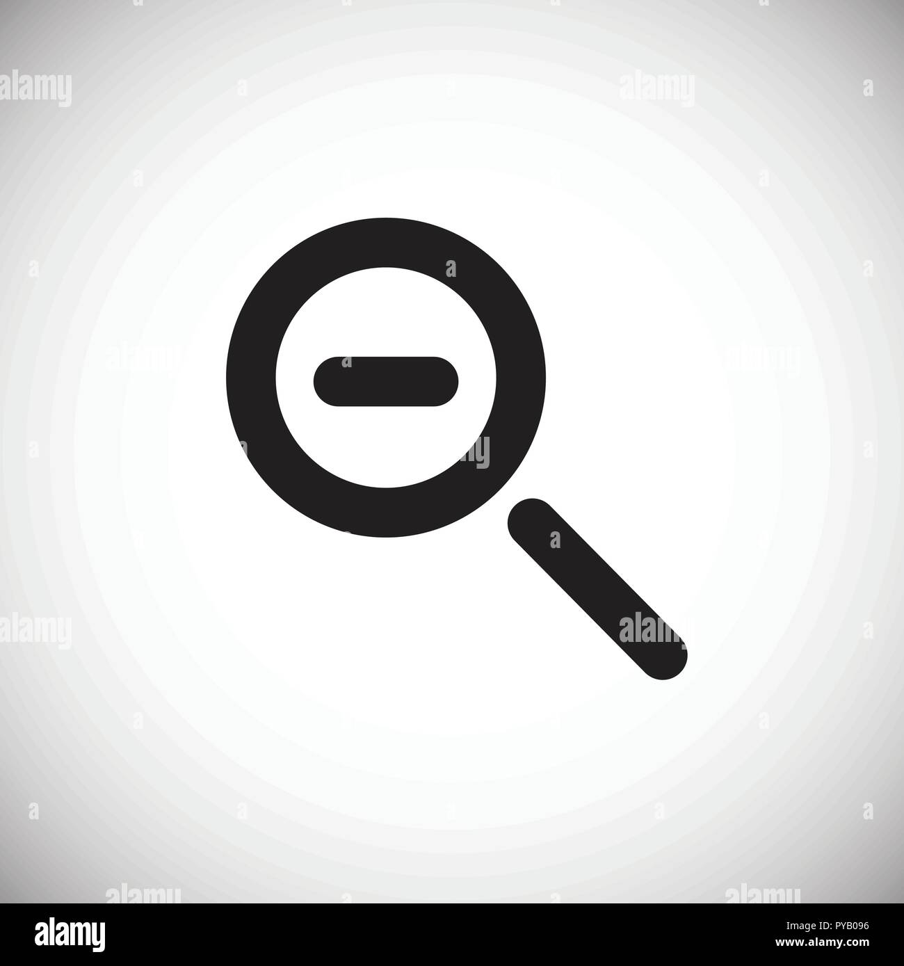 Zoom out button on white background Stock Vector Image & Art - Alamy