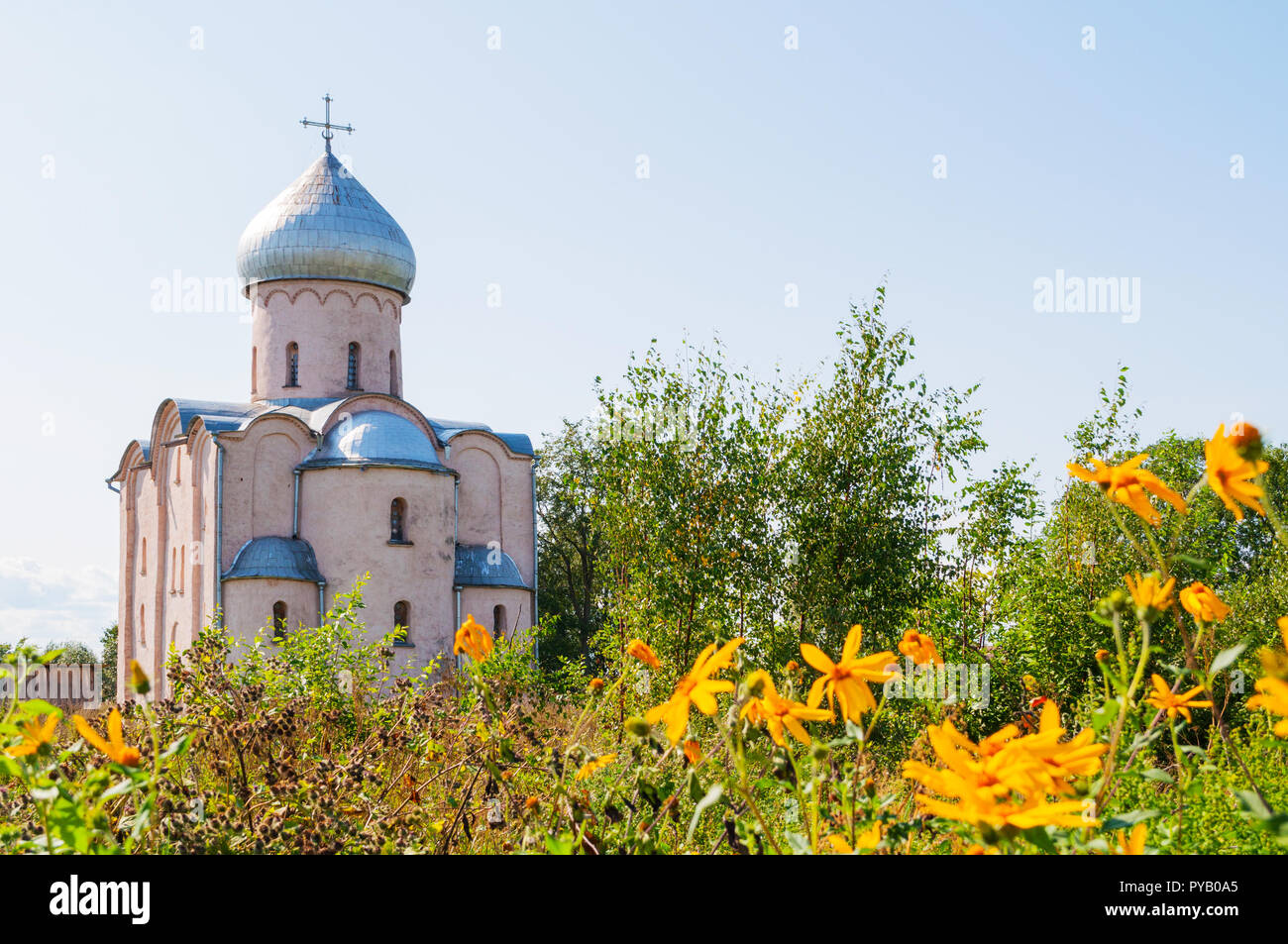Veliky Novgorod, Russia. Saviour Church on Nereditsa - an orthodox ...