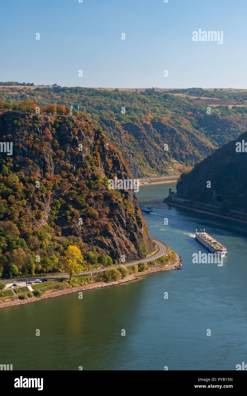 Lorelei rock hi-res stock photography and images - Alamy