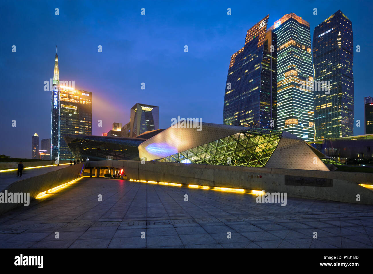 Guangzhou Opera House. Guangzhou, China Stock Photo - Alamy