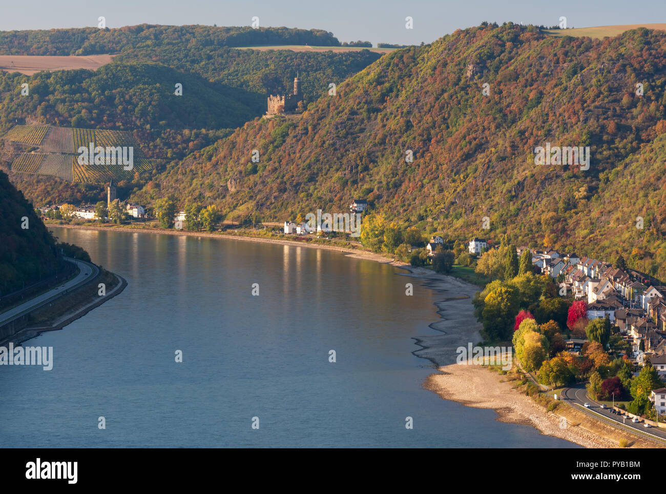 Maus castle burg maus at rhine hi-res stock photography and images - Alamy