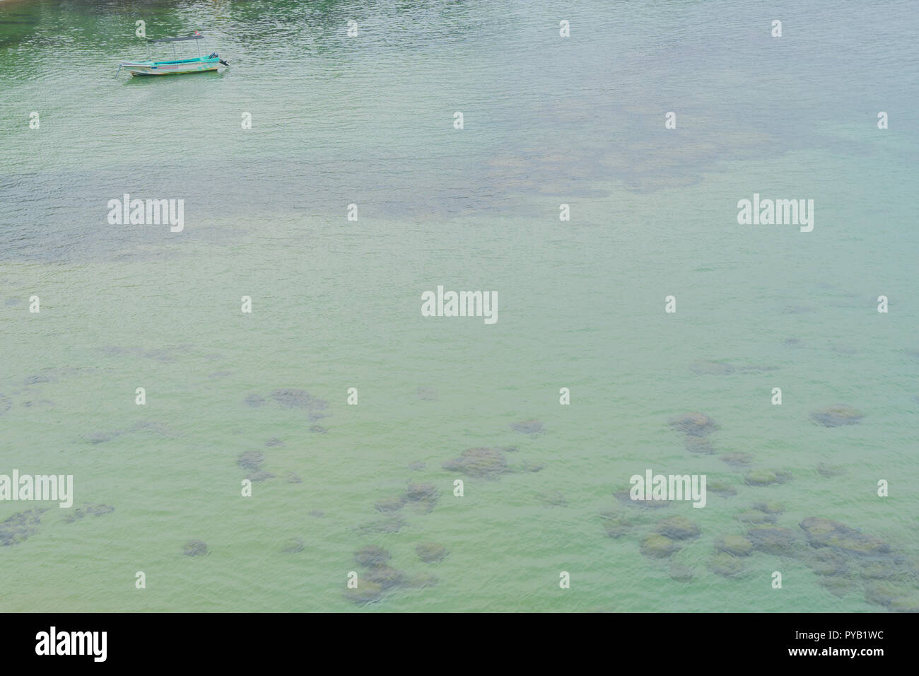 Surface of water in shallow water. Stones under the water Stock Photo ...