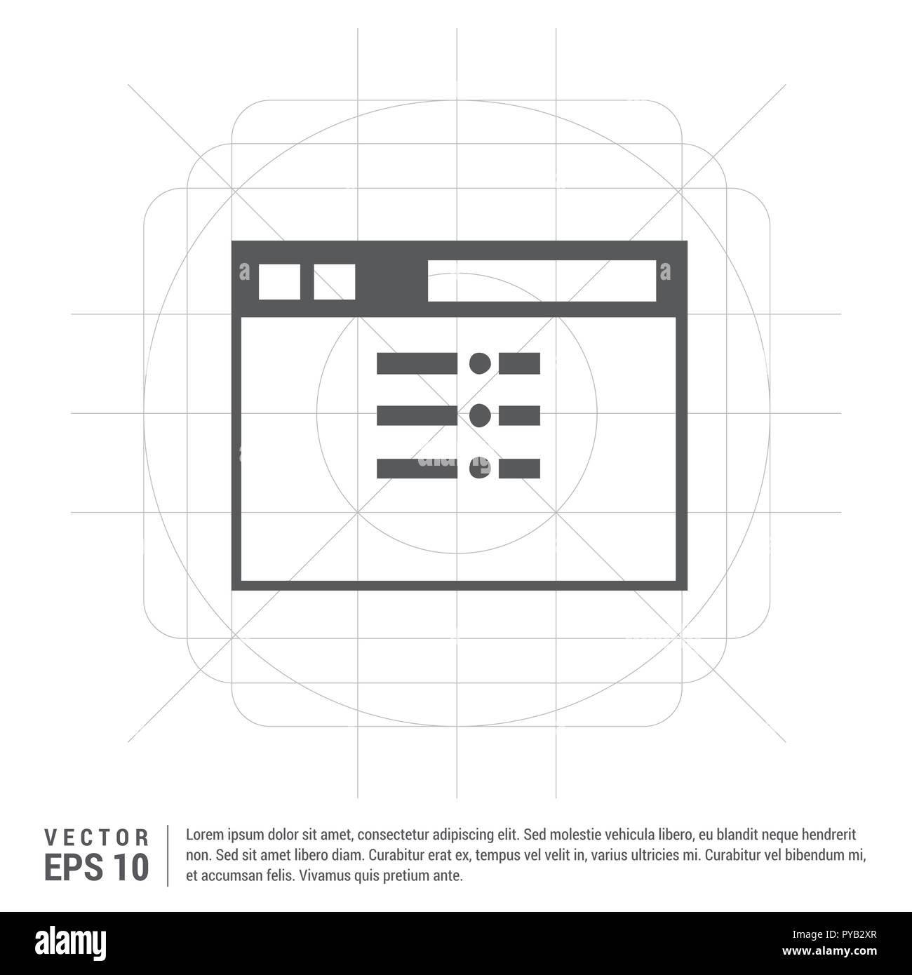 App window interface icon Stock Vector Image & Art - Alamy