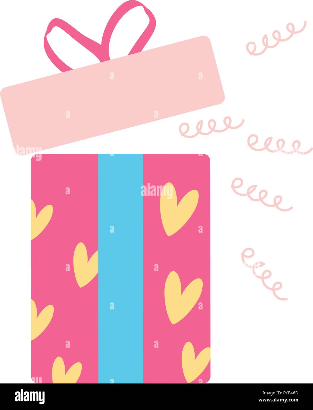 vector illustration. icon of the open gift box Stock Vector Image & Art ...