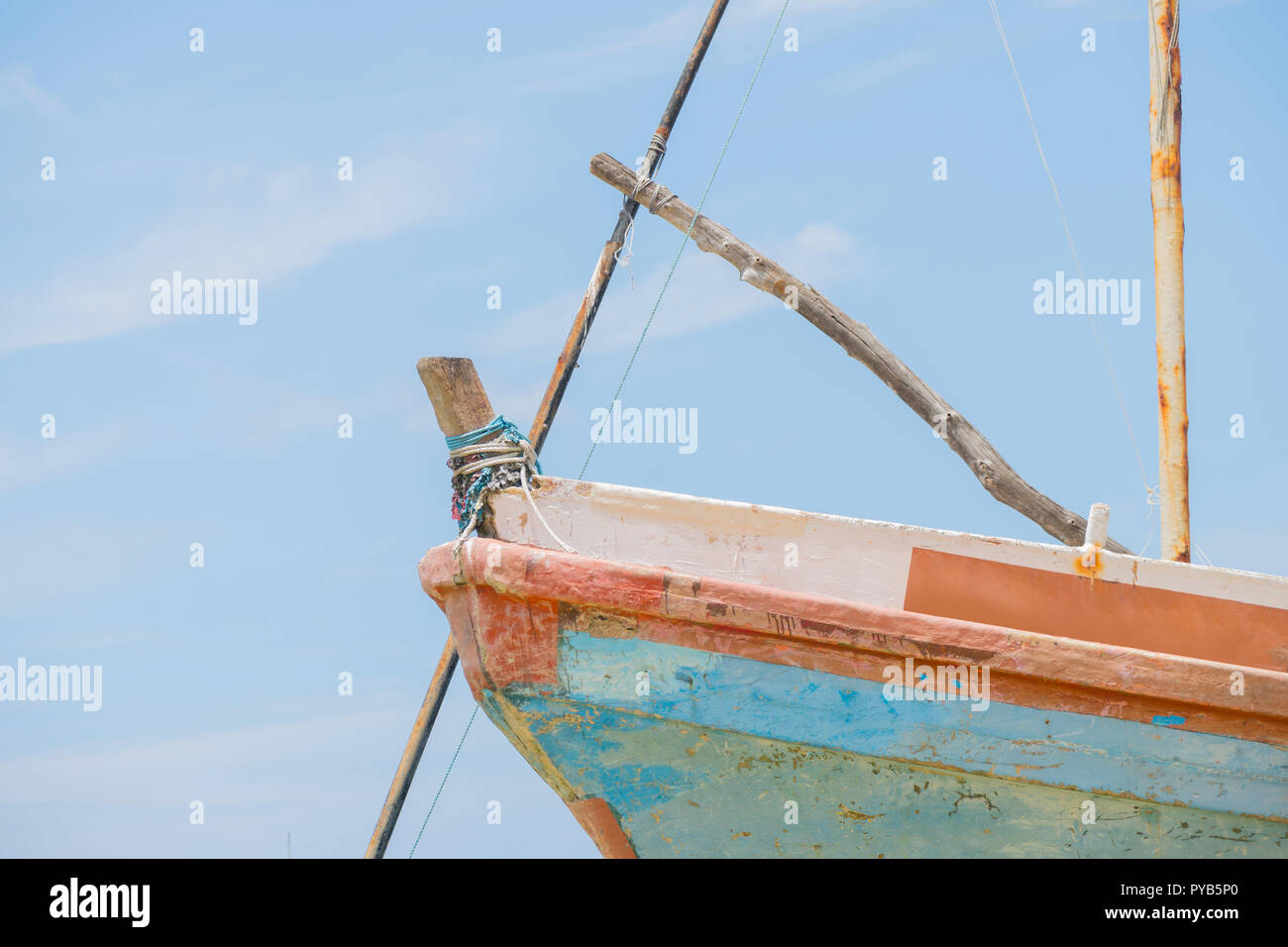 Traditional wooden boat nose hi-res stock photography and images - Alamy