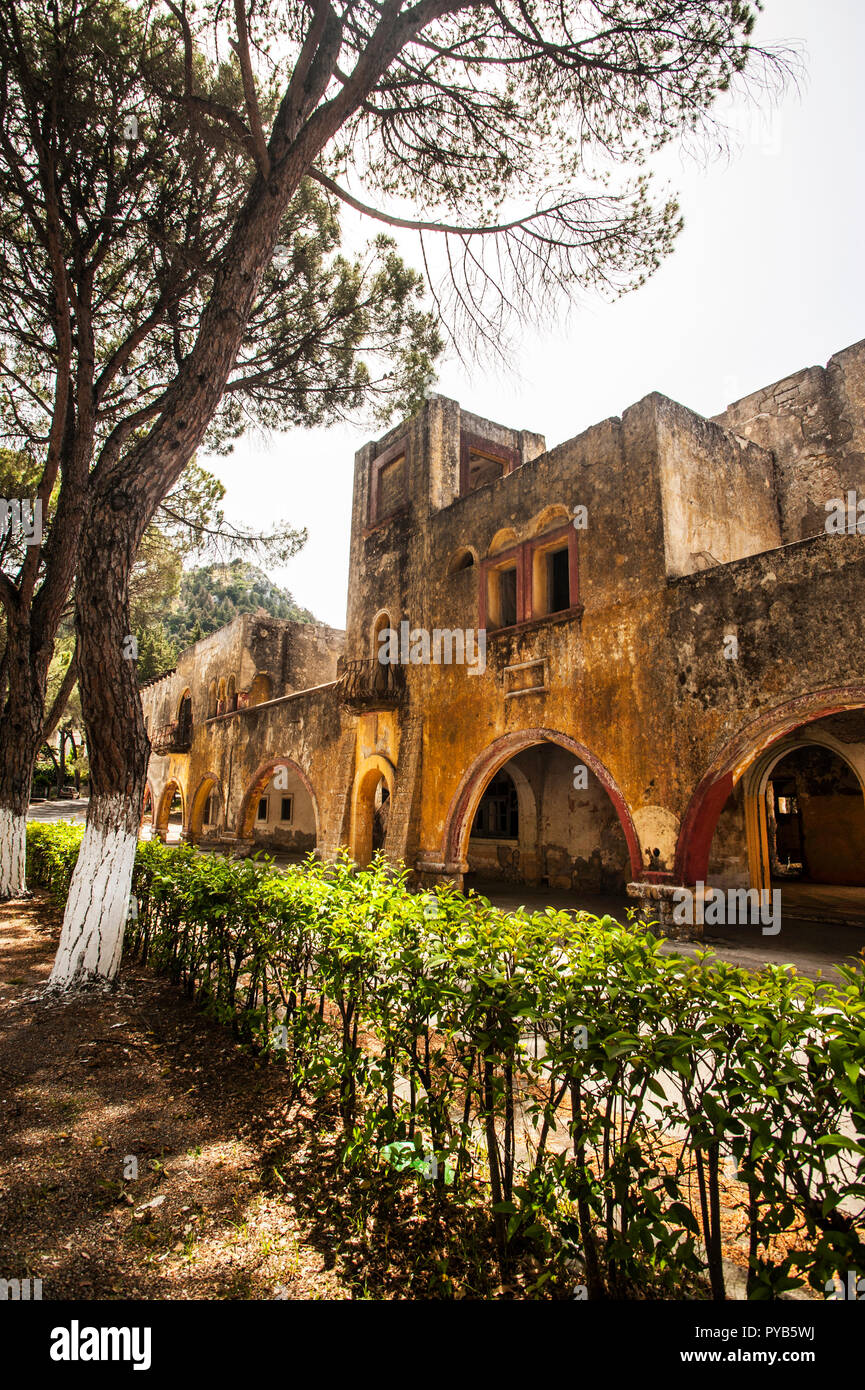 europe, greece, dodecanese, rhodes, eleousa, italian, buildings Stock ...