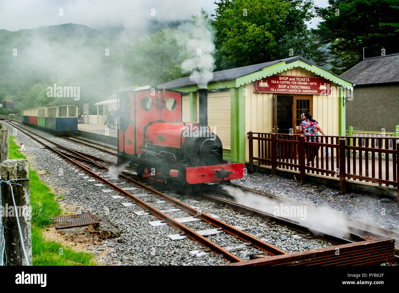 Locomotive llanberis lake railway hi-res stock photography and images - Alamy
