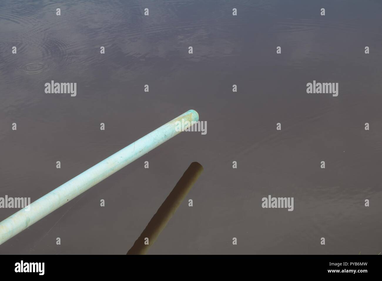 plumbing in aquatic fish farm with copy space for add text Stock Photo ...