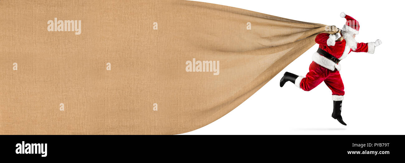 Santa running late hi-res stock photography and images - Alamy