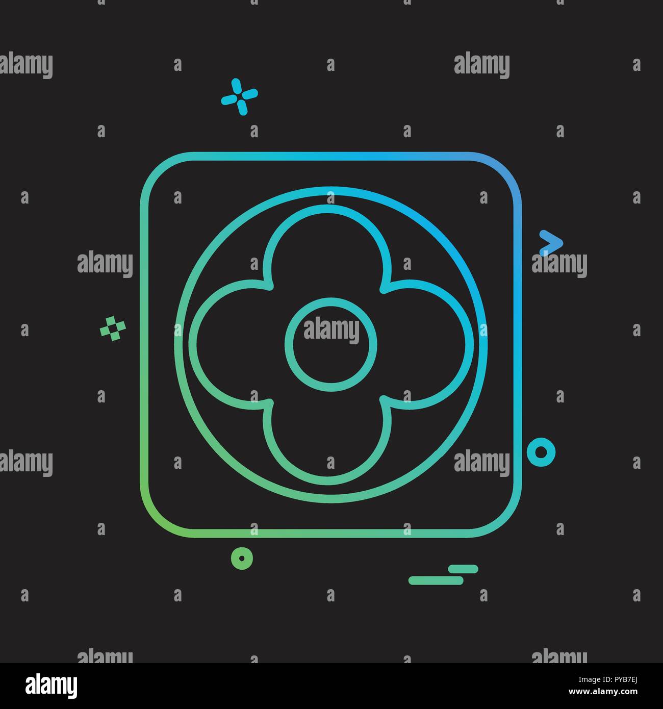 Flower icon design vector Stock Vector Image & Art - Alamy