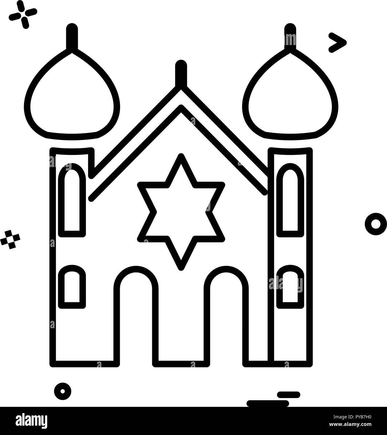Jewish temple icon design vector Stock Vector Image & Art - Alamy