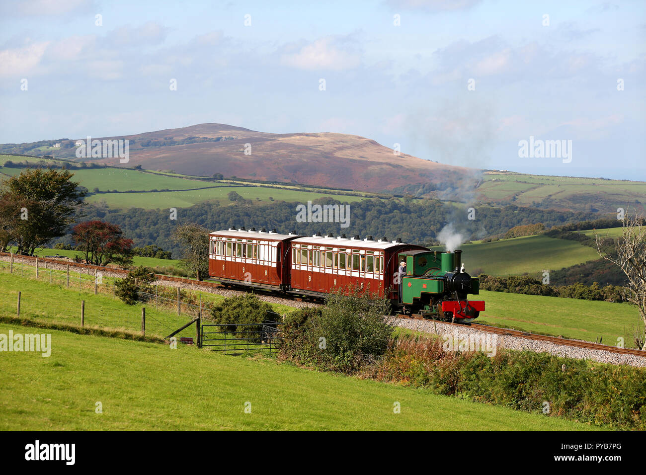 Exmoor steam railway exmoor national hi-res stock photography and ...
