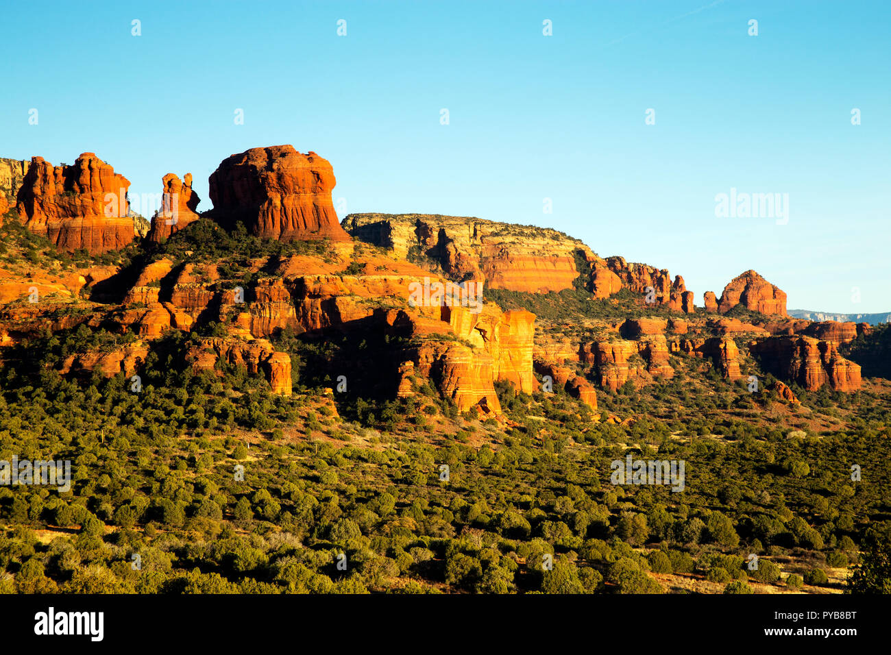 Beautiful Red Stone Cliffs Sedona, Arizona Stock Photo - Alamy