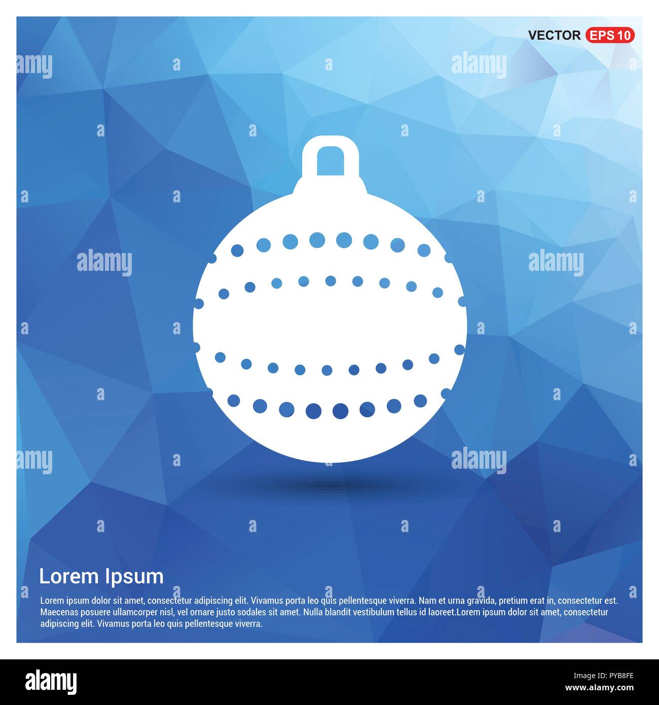 Christmas Ball Icon Stock Vector Image & Art - Alamy