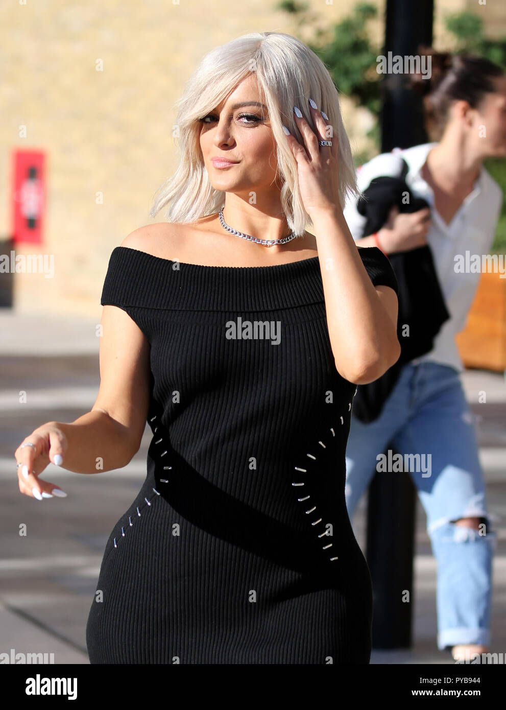 Bebe Rexha outside ITV Studios Featuring: Bebe Rexha Where: London ...