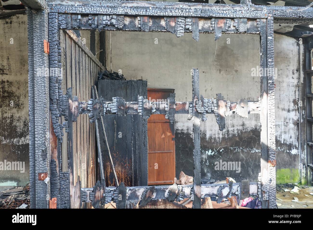 home fire detail images conflagration with copy space for add text ...