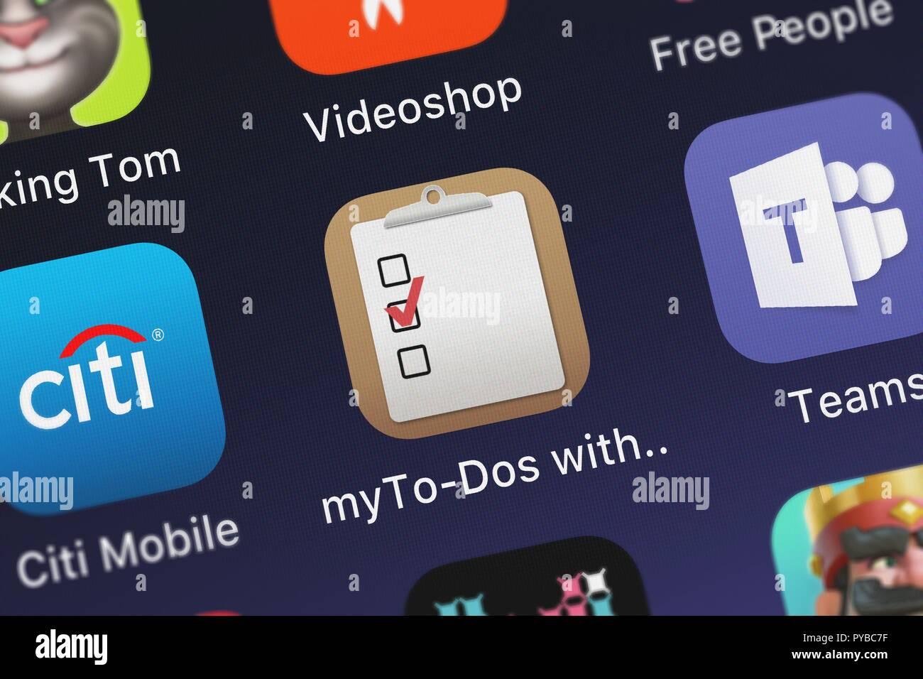 London, United Kingdom - October 26, 2018: Screenshot of doapp, inc's ...