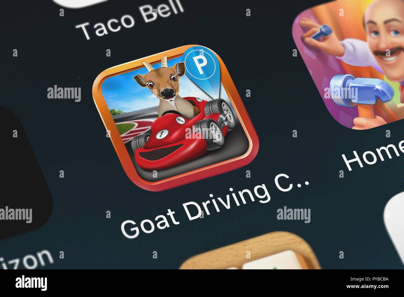 Goat driving car parking simulator hi-res stock photography and images ...