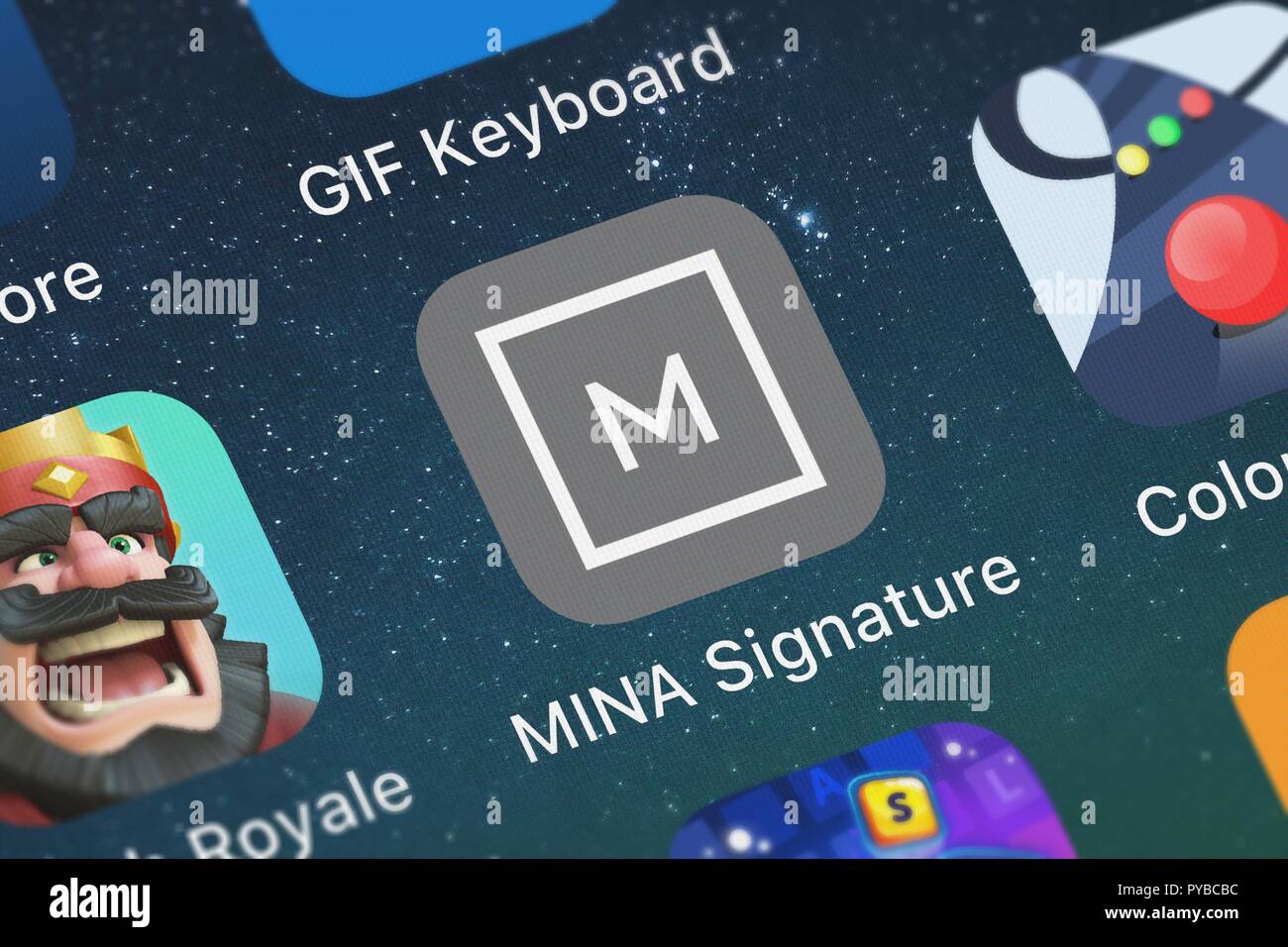 Mina signature hi-res stock photography and images - Alamy