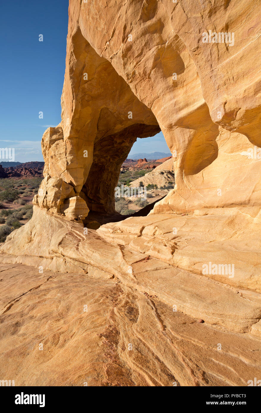 NV00048-00...NEVADA - A window through the Aztec sandstone located in ...