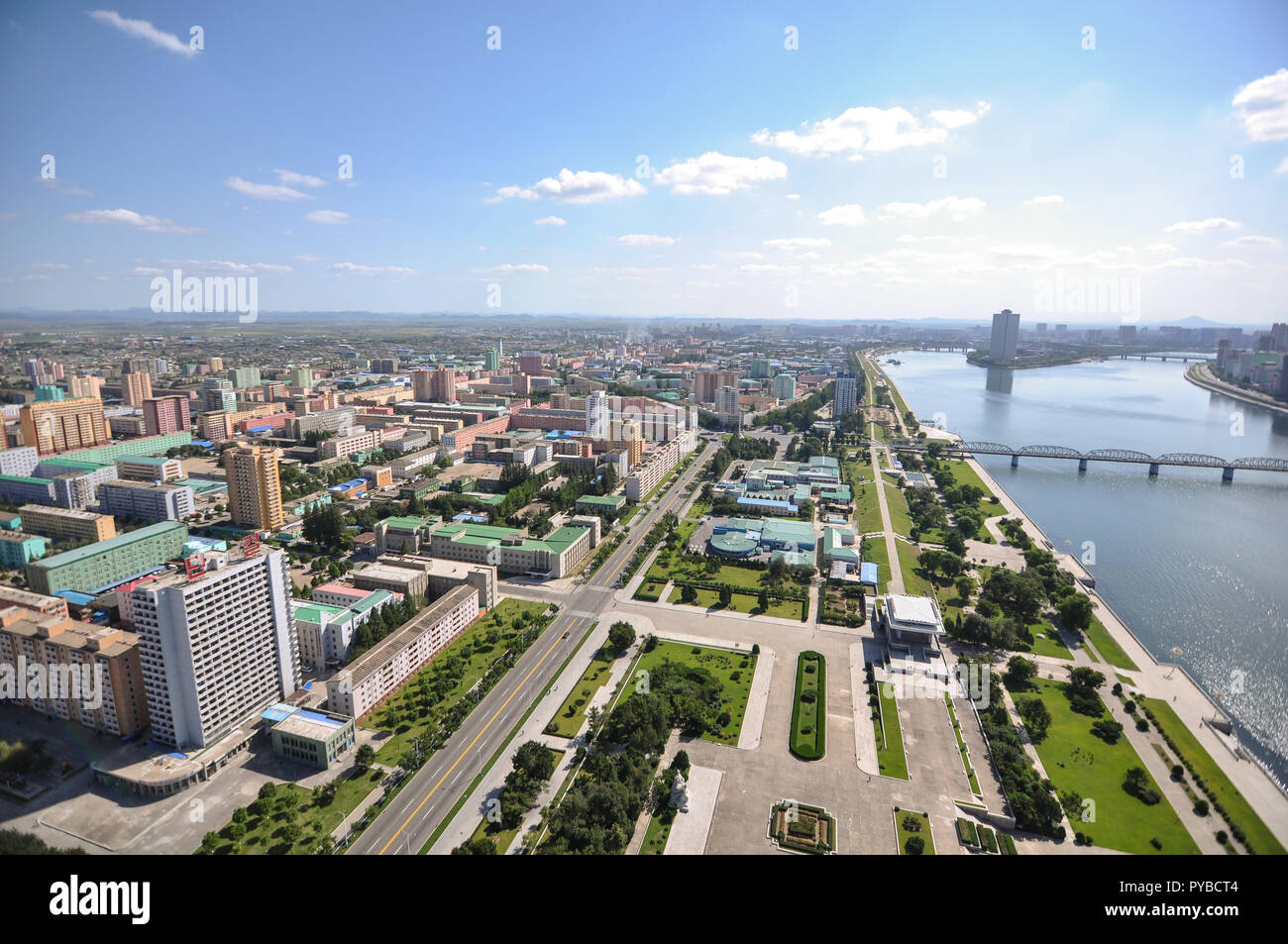 Pyongyang city skyline hi-res stock photography and images - Alamy
