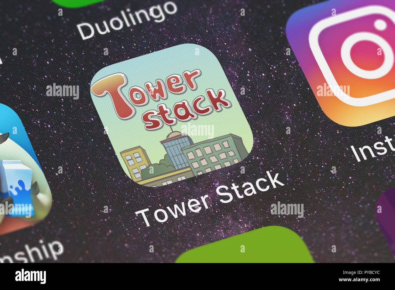 London, United Kingdom - October 26, 2018: Screenshot of MindJolt's ...