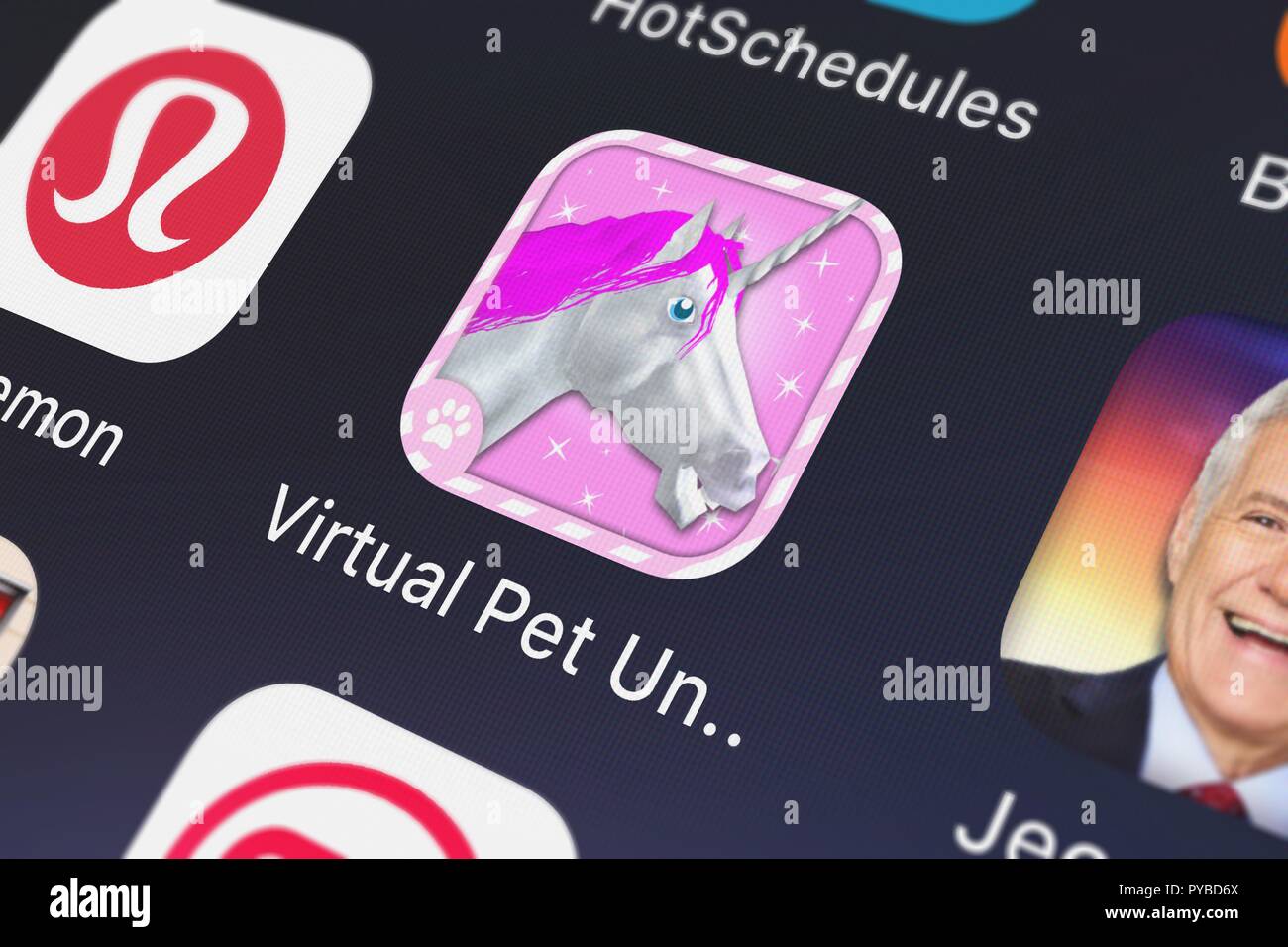 Virtual pet unicorn hi-res stock photography and images - Alamy