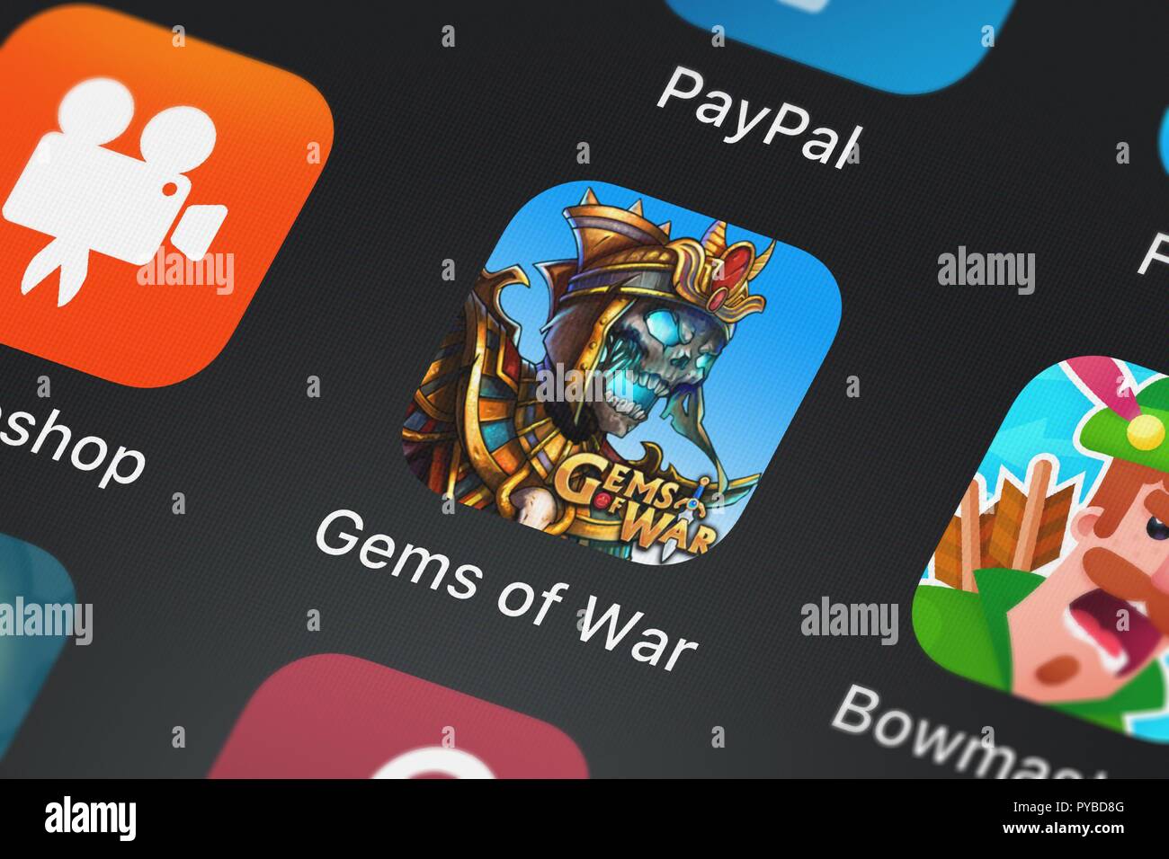 London, United Kingdom - October 26, 2018: Screenshot of 505 Games (US ...