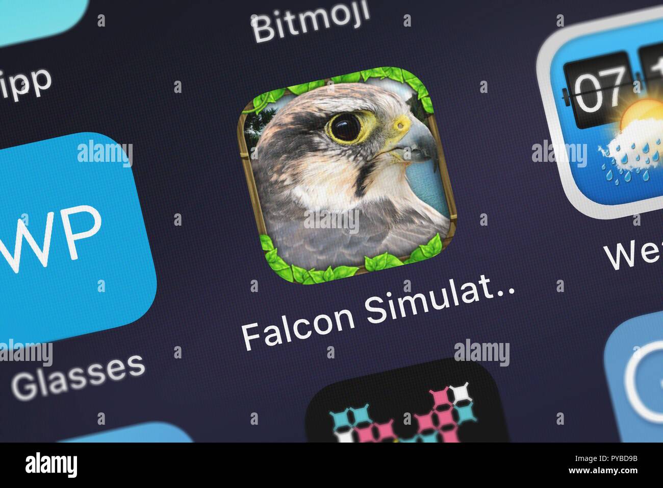 Falcon simulator hi-res stock photography and images - Alamy