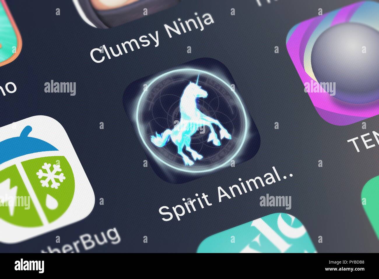 Spirit animal fingerprint scanner hi-res stock photography and images ...