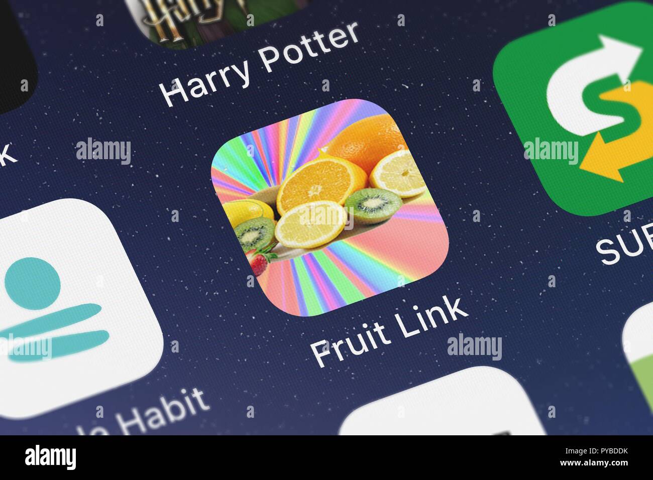 London, United Kingdom - October 26, 2018: Screenshot of ThoughtFul's ...