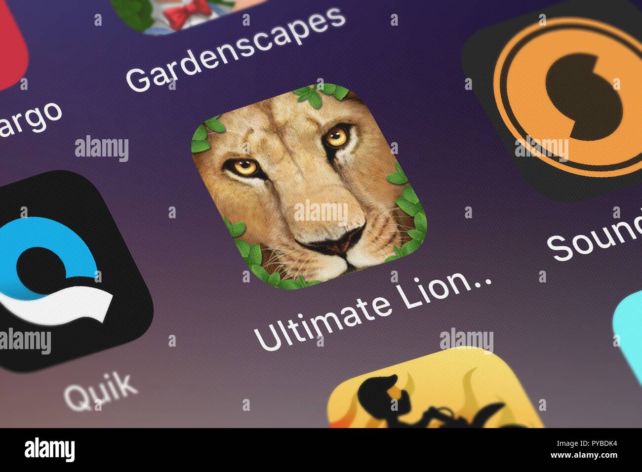 London, United Kingdom - October 26, 2018: The Ultimate Lion Simulator ...