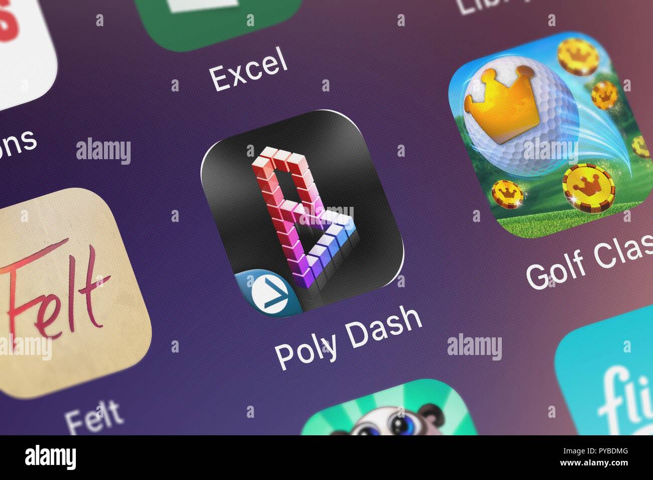 Poly dash hi-res stock photography and images - Alamy