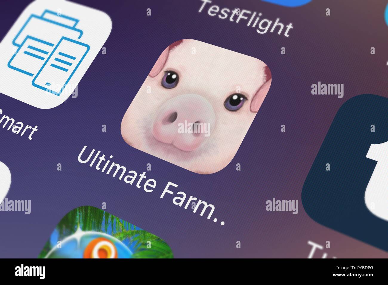 London, United Kingdom - October 26, 2018: Screenshot of Gluten Free ...