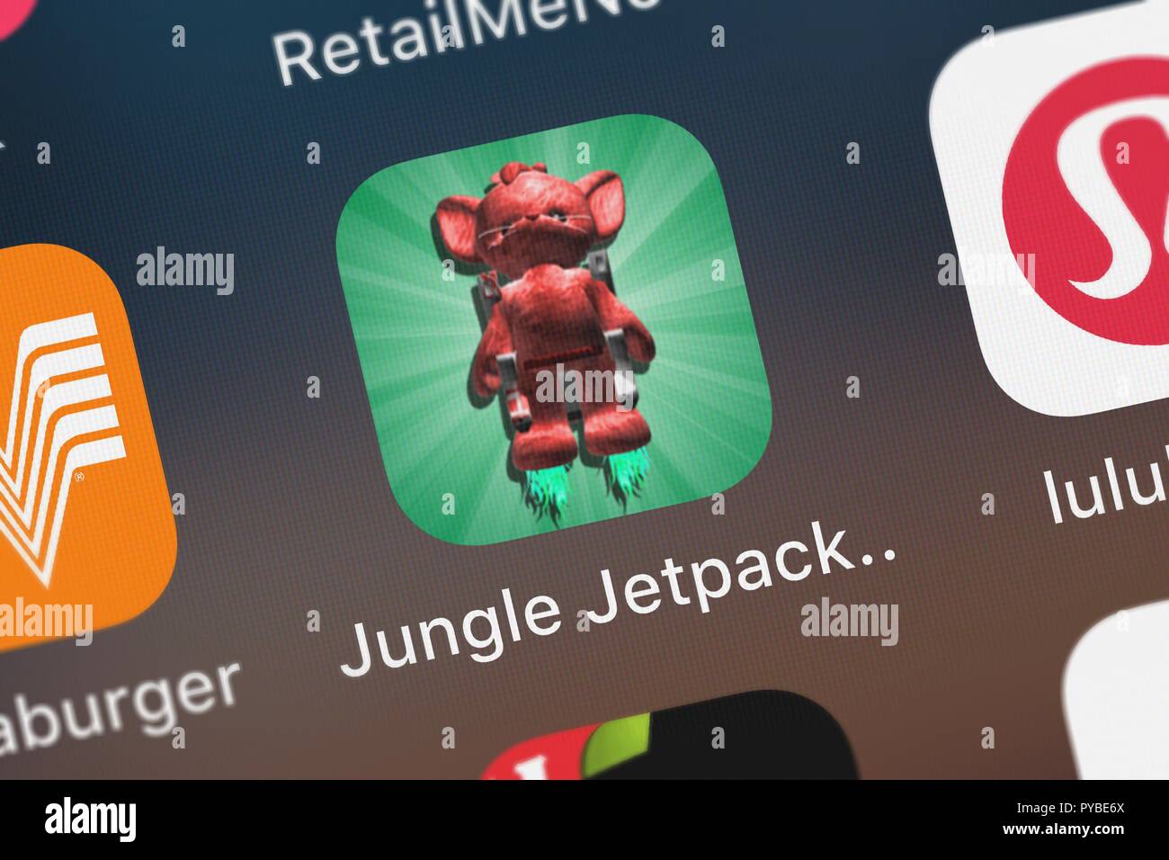 London, United Kingdom - October 26, 2018: The Jungle Jetpack Mouse ...