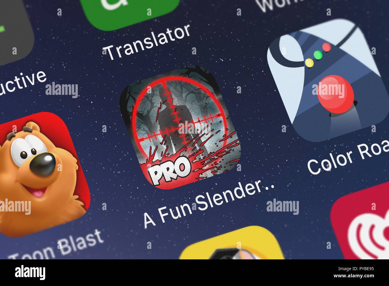 Slender man scary hi-res stock photography and images - Alamy