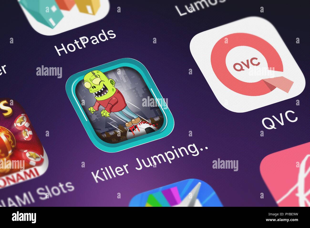 Killer jumping zombie squad hi-res stock photography and images - Alamy