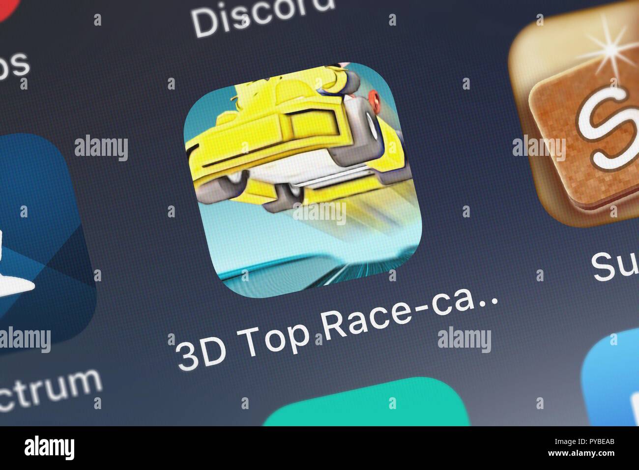 3d top race car game hi-res stock photography and images - Alamy