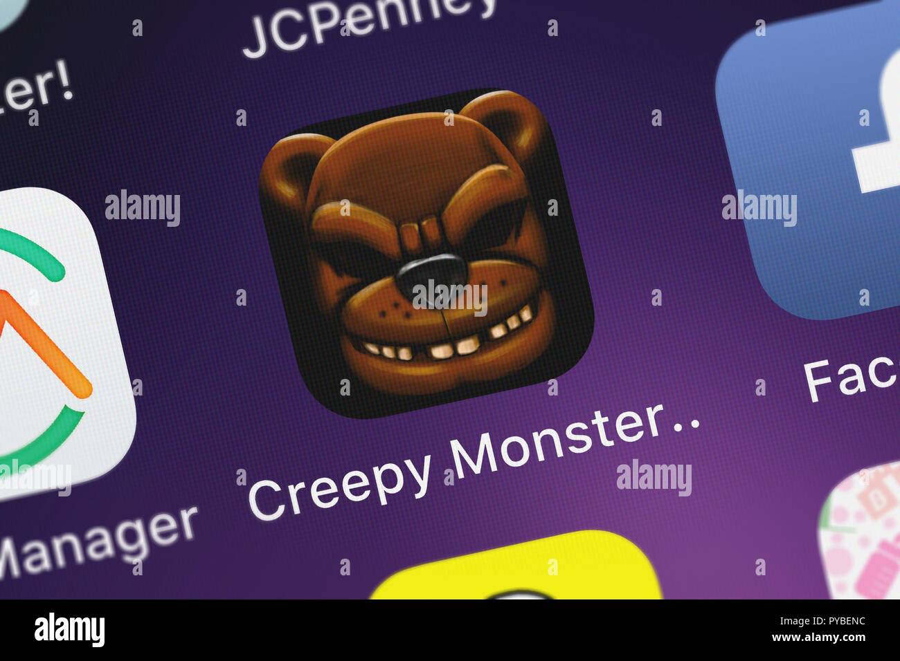 Creepy monster run horror hi-res stock photography and images - Alamy