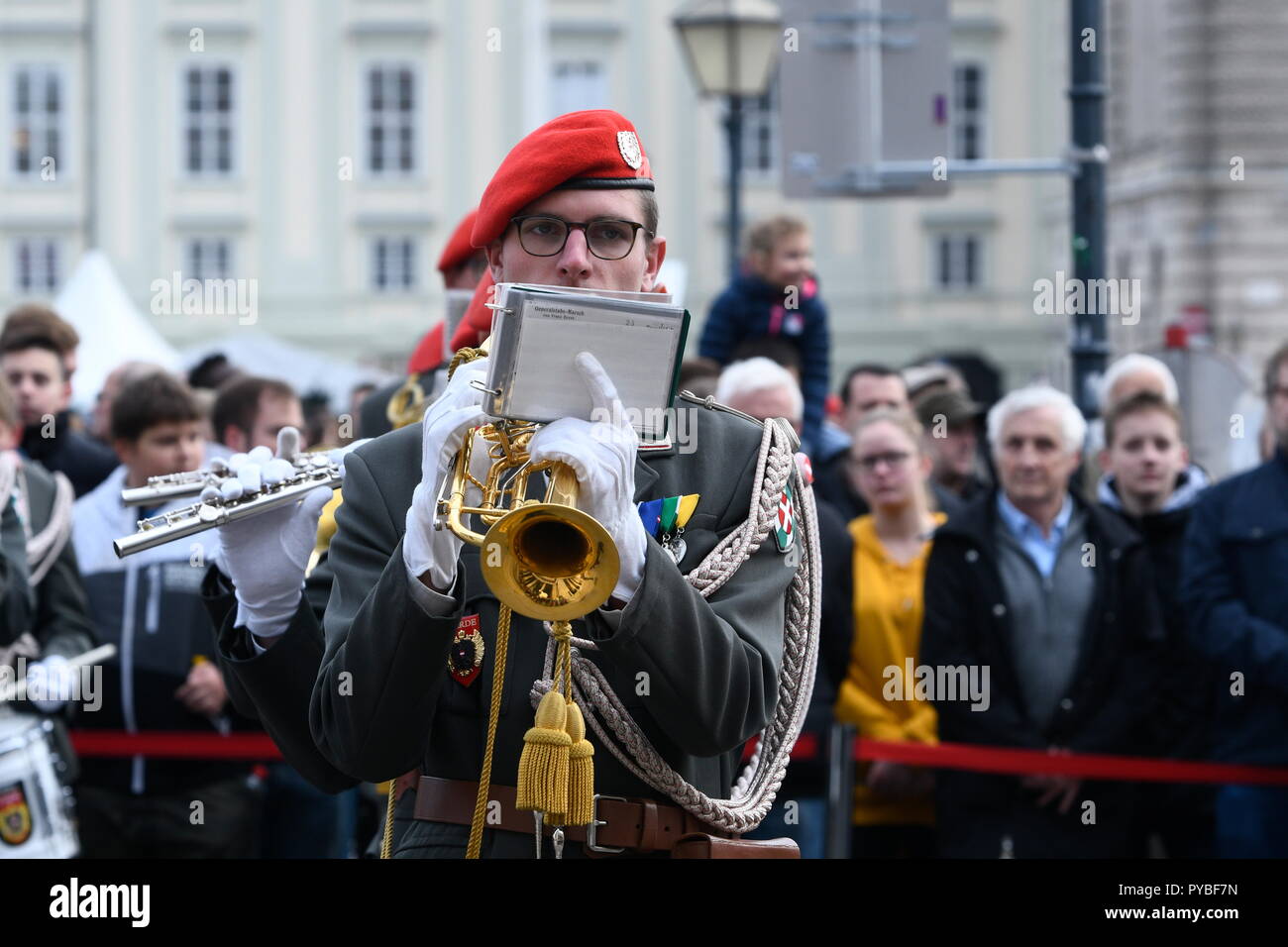 Vienna, Austria. 26 October 2018. Performance show of the Austrian ...