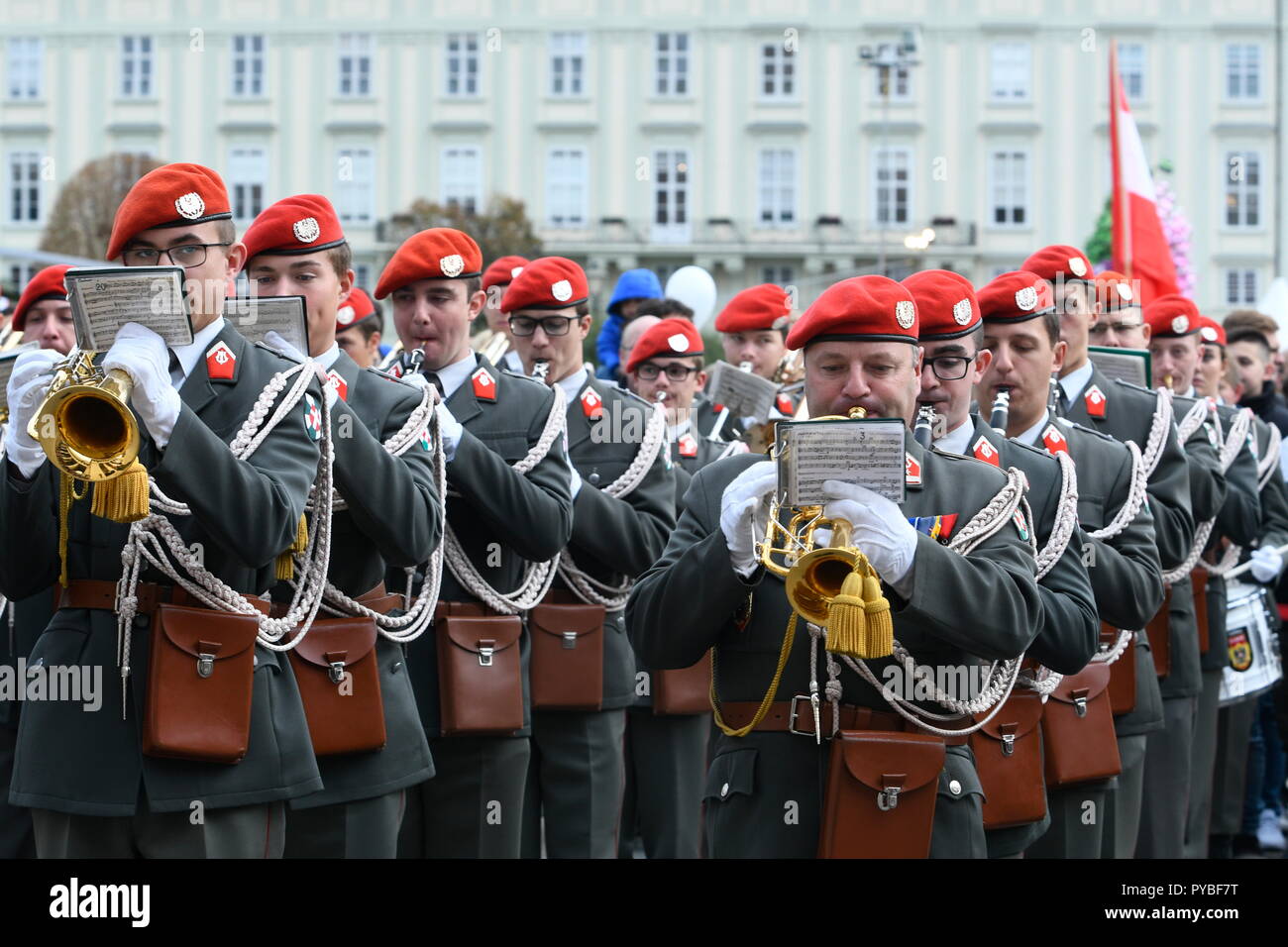 Vienna, Austria. 26 October 2018. Performance show of the Austrian ...