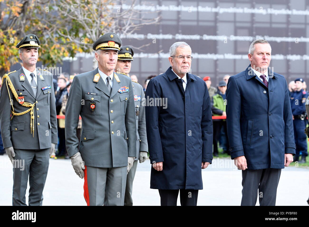 Vienna, Austria. 26 October 2018. Performance show of the Austrian ...