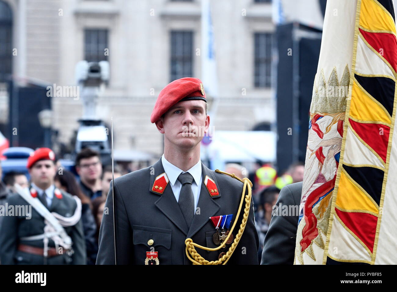 Vienna, Austria. 26 October 2018. Performance show of the Austrian ...