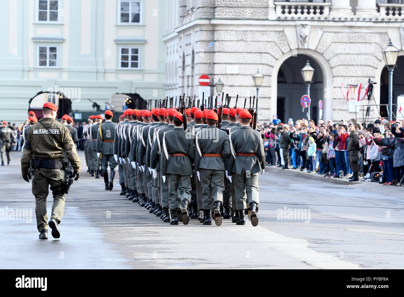 Vienna, Austria. 26 October 2018. Performance show of the Austrian ...
