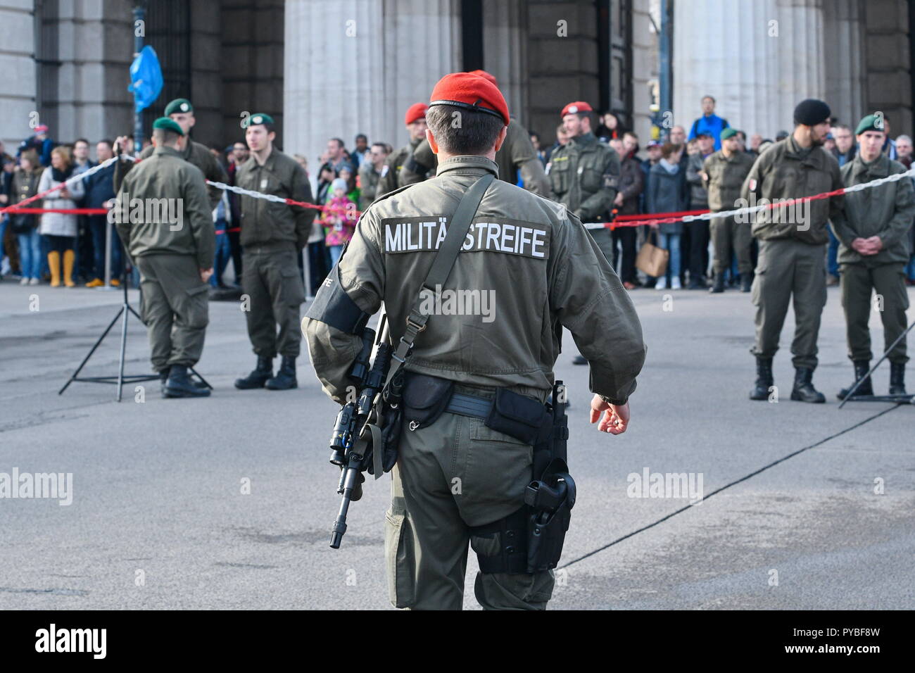 Vienna, Austria. 26 October 2018. Performance show of the Austrian ...