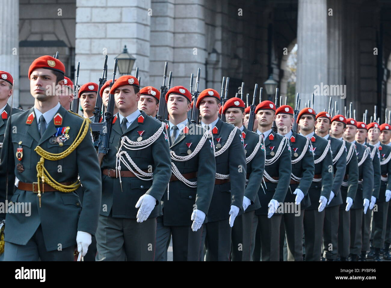 Vienna, Austria. 26 October 2018. Performance show of the Austrian ...