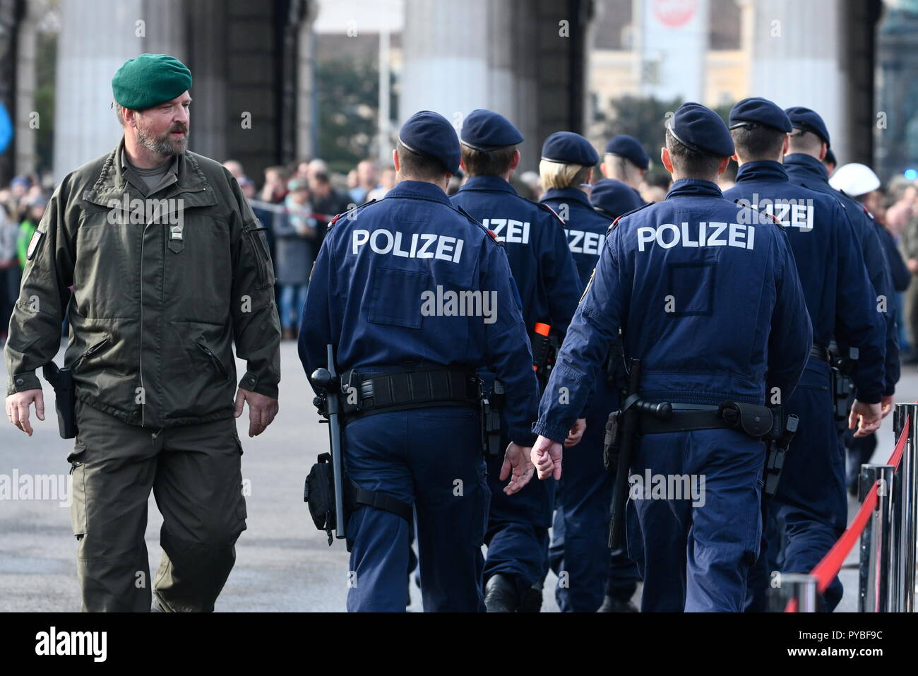 Vienna, Austria. 26 October 2018. Performance show of the Austrian ...