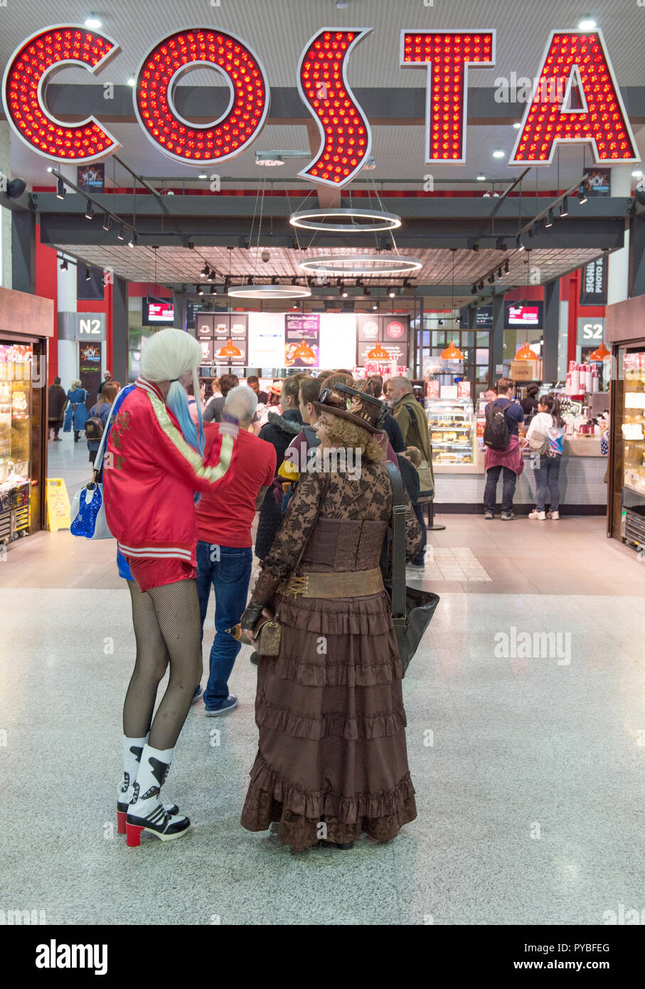 ExCel, London, UK. 26 October, 2018. Three day MCM Comic Con, comic ...