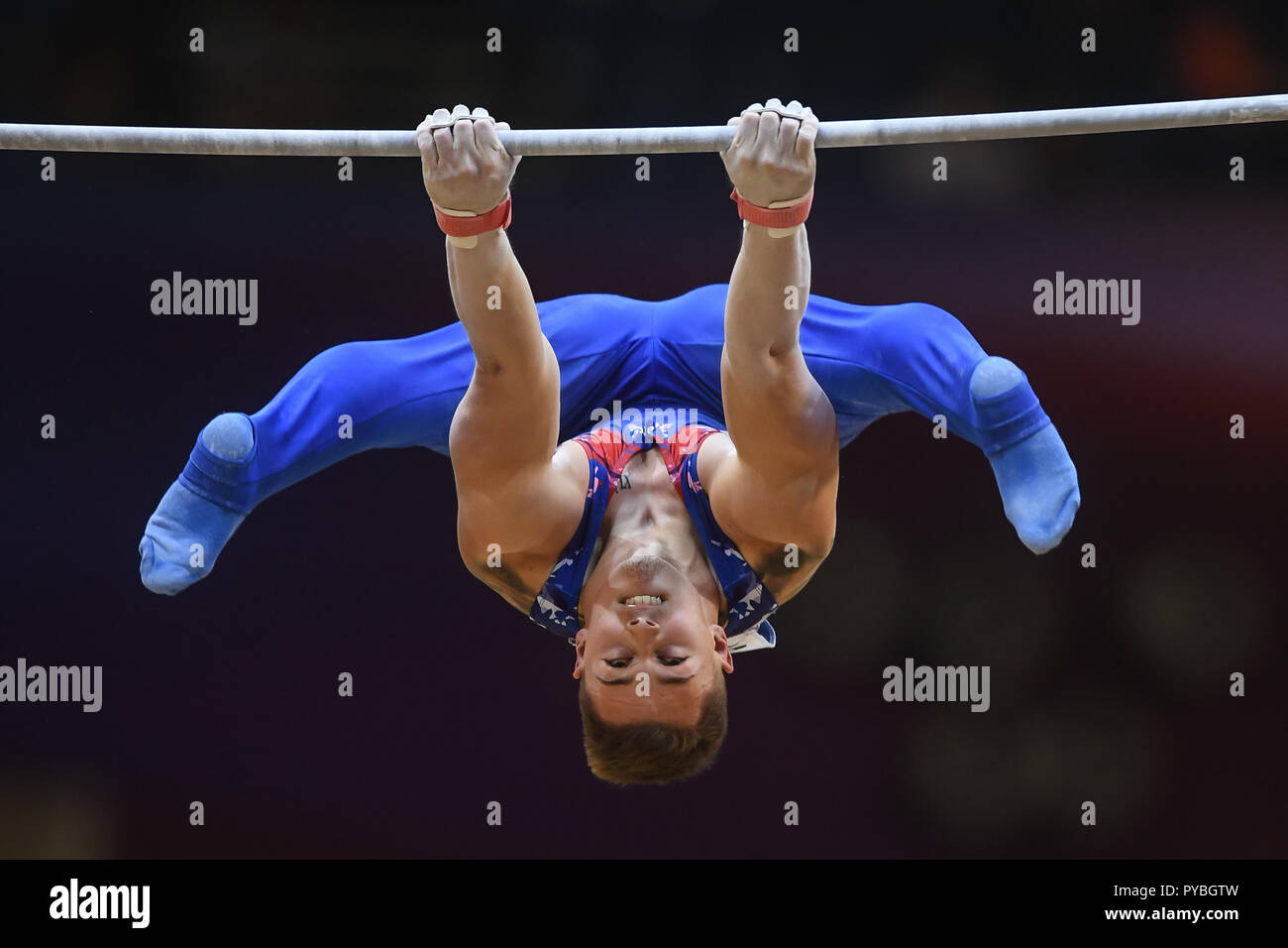 Doha, Qatar. 26th Oct, 2018. BRINN BEVAN from Great Britain competes on ...